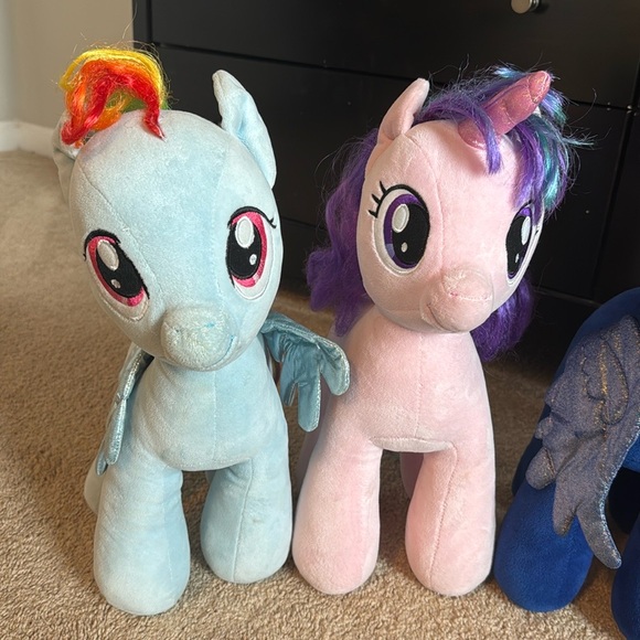 My Little Pony | Toys | My Little Pony Blue And Pink Stuffed Animals ...